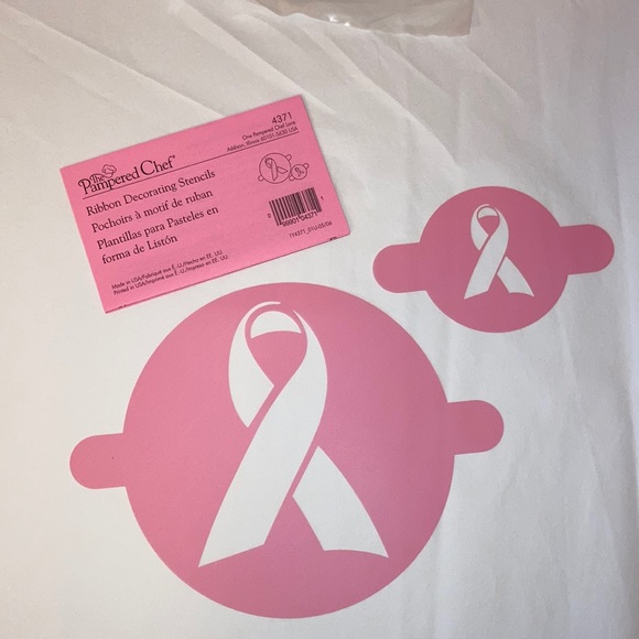 Pampered Chef | Kitchen | Nwt Pampered Chef Ribbon Stencils Set Of 2 ...